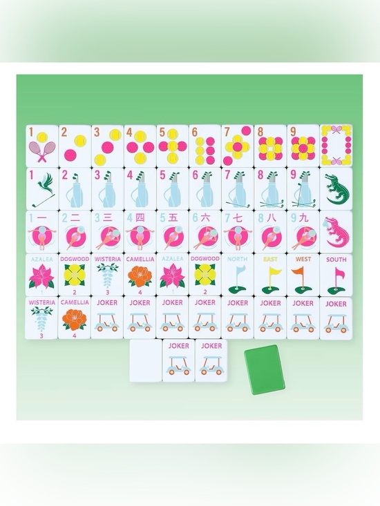 Games | American Mahjong Country Club Themed Tile Set | Poshmark